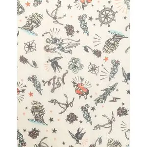 Zadig&Voltaire Kerry Tattoo-print Woven Scarf - Flash