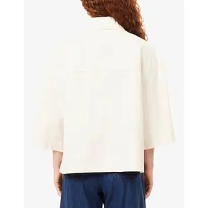 Max Mara Short Sleeves Relaxed Denim Jacket