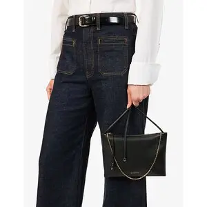 Givenchy Voyou Mini Leather Crossbody Bag - Black