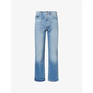 7 For All Mankind Easy Straight-leg Cotton Denim Jeans - Mason