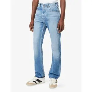 7 For All Mankind Easy Straight-leg Cotton Denim Jeans