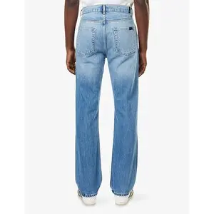 7 For All Mankind Easy Straight-leg Cotton Denim Jeans