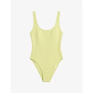 OMNES Lucia Crinkled Swimsuit - Lime