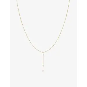OFA Aurora Lariat 18ct Gold And Diamond Necklace - Yellow