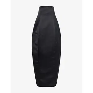 REEM ALKANHAL Strapless Woven Maxi Dress
