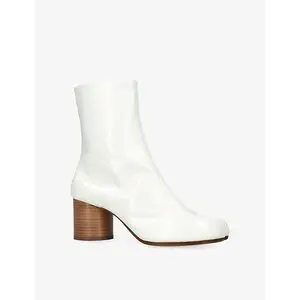 MAISON MARGIELA Tabi 60 Leather Heeled Ankle Boots