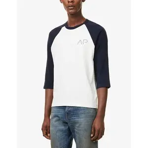 AUSTIN POST Raglan Baseball Spirit Cotton T-shirt