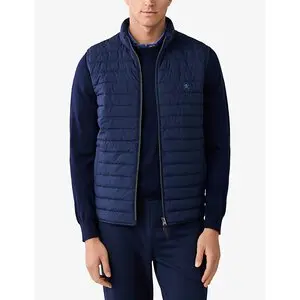 HACKETT Ultra Lightweight Logo-embroidered Shell Gilet - Old Navy