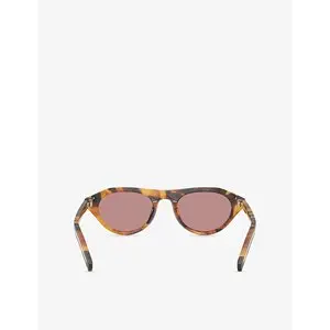 Prada Irregular-frame Acetate Sunglasses