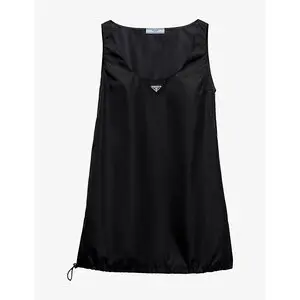 Prada Re-nylon Mini Dress - Black