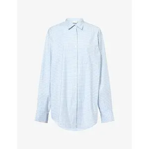Monday Swimwear La Jolla Checked Stretch-cotton Shirt