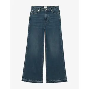 Zadig&Voltaire Eli Wide-leg High-rise Denim Jeans - Medium Blue