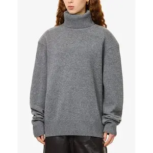 THE FRANKIE SHOP Gala Turtleneck Wool-blend Jumper