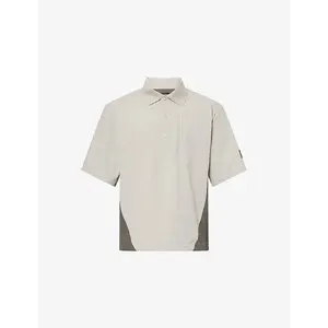 MANORS Shooter Branded Stretch-woven Polo Shirt - Dune