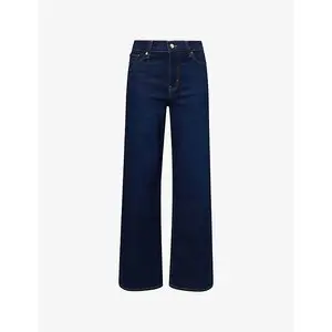 FRAME Le Slim Palazzo Stretch-denim Jeans - Fairway