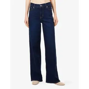 FRAME Le Slim Palazzo Stretch-denim Jeans - Fairway