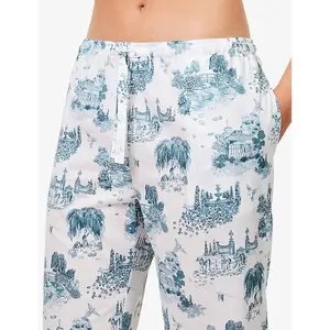 Derek Rose London Toile Printed Cotton Pyjama Set