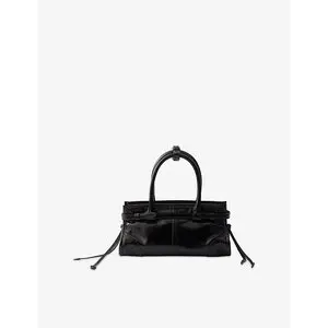 Prada Leather Mini Shoulder Bag - Black