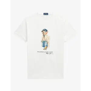 Polo Ralph Lauren Polo Bear Print Cotton T-shirt