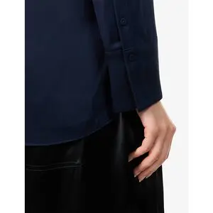 Veronica Beard Relaxed-fit Satin Shirt