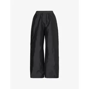 REEM ALKANHAL Straight-leg Taffeta Trousers