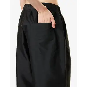 REEM ALKANHAL Straight-leg Taffeta Trousers
