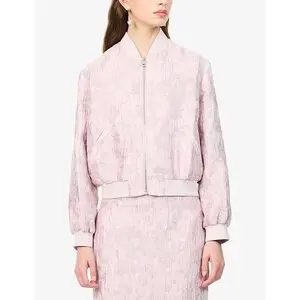 Huishan Zhang Carolina Floral Woven Jacket