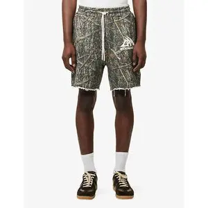 GODMADE Rhinestone Cotton Shorts