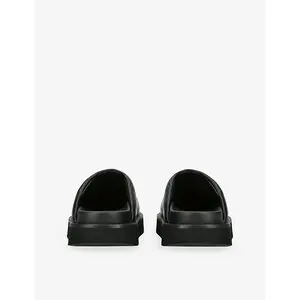 Rick Owens Padded Leather Mules - Black