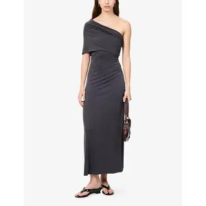 SAMSOE SAMSOE Samsøe Samsøe Sleeveless Asymmetrical Draped Maxi Dress