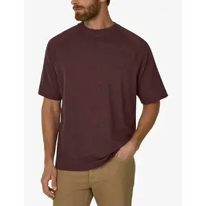 Boggi Milano Mélange B Tech Piqué-cotton T-shirt - Dark Orange