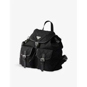 Prada Quilted Re-nylon Backpack - Black
