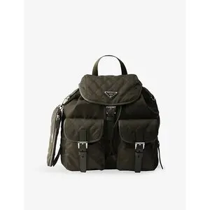 Prada Quilted Re-nylon Backpack - Green