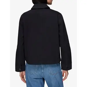 Whistles Marie Boxy Fit Cotton Jacket
