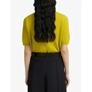 Marni Contrast Collar Cashmere Shirt