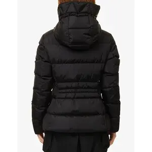Moncler Funnel-neck Shell-down Hooded Jacket
