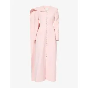 Mona Alshebil Rajwa Crepe Maxi Dress - Pink