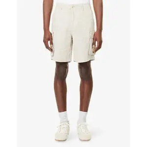 SUMMIT Wide-leg Cargo Linen Shorts