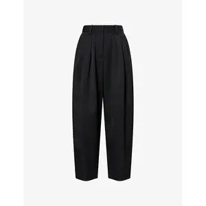 Isabel Marant Étoile Janice Pleated Wool Trousers - Black