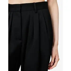 Isabel Marant Étoile Janice Pleated Wool Trousers