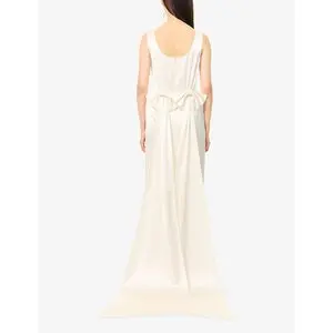 Huishan Zhang Rosa Floral-embellished Gown