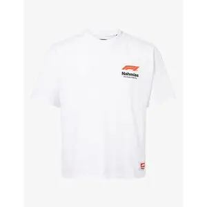NAHMIAS F1 Boxy-fit Cotton T-shirt - White