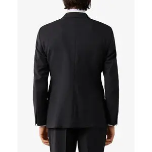 HACKETT Tailored Single-breasted Wool Blazer