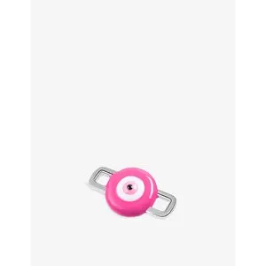 POUBEL Evil Eye Sterling Silver And Enamel Charm