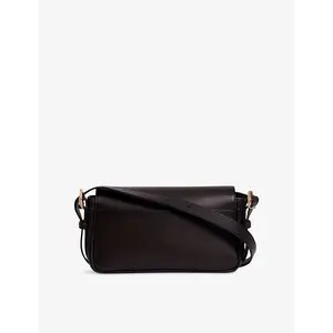 Sandro Le Mambo Small Leather Shoulder Bag - Brown