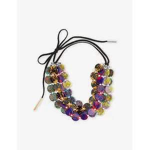 Dries Van Noten Disc Pendant Necklace - Multi