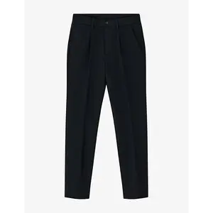 Boggi Milano Trousers In Technical Wool B Tech - Black
