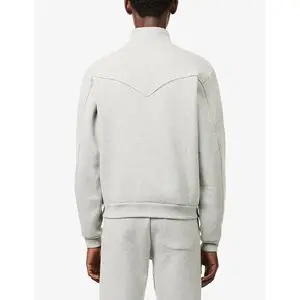 AUSTIN POST Rodeo Fleece Mock Zip Cotton Jumper