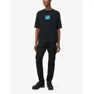 C.P. COMPANY Tile-print Cotton T-shirt
