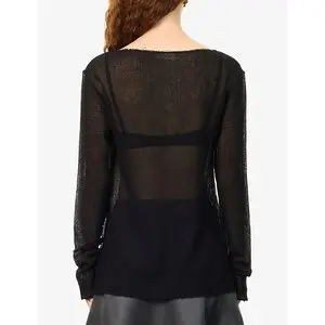 RUOHAN Alba Semi-sheer Wool Top